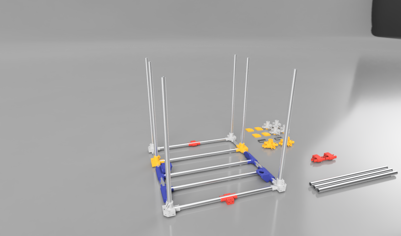 Piper 2 version 2 frame assembly – piper3dprinters